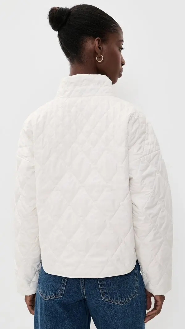 The North Face Diamond Peak Insulated Jacket - White Dune
