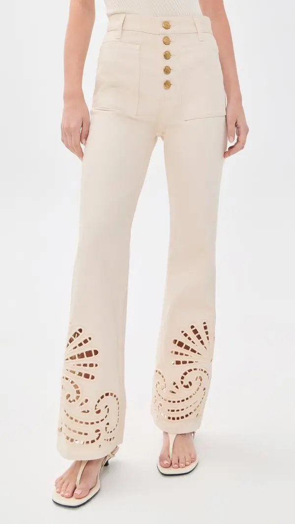 Ulla Johnson The Lou Eyelet Jeans
