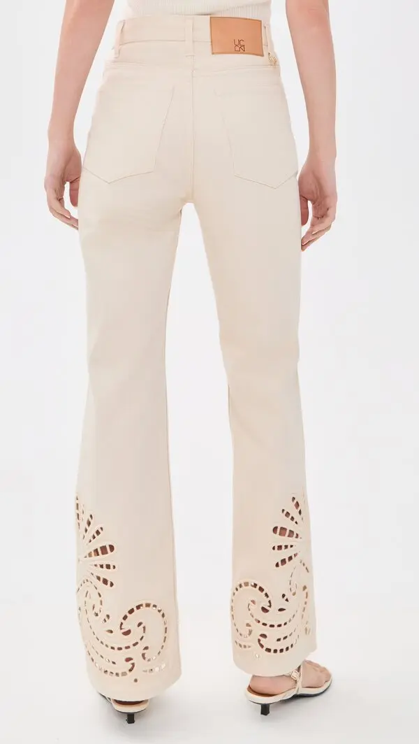 Ulla Johnson The Lou Eyelet Jeans