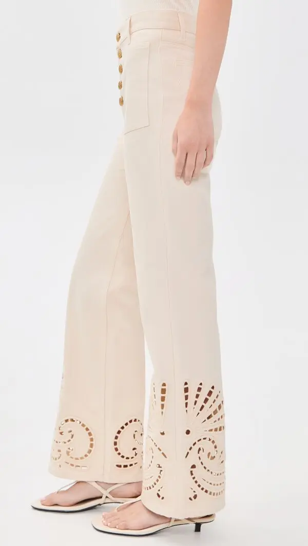 Ulla Johnson The Lou Eyelet Jeans