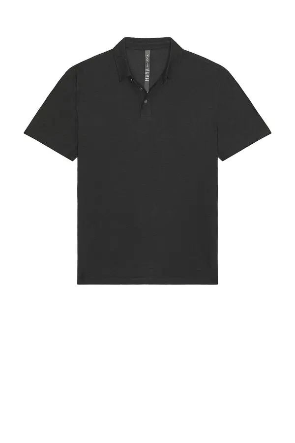 Vuori Strato Tech Polo In Grey - Charcoal Heather