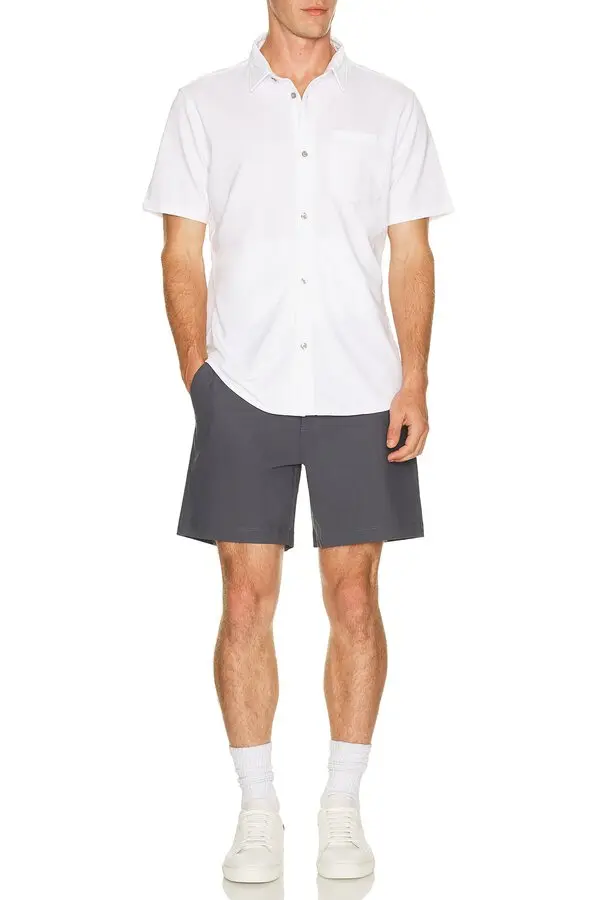 Vuori Meta 6 Short In Grey - Charcoal