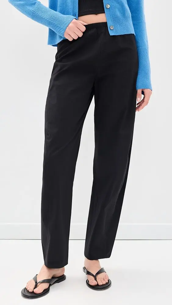 LA LIGNE Poplin Barrel Leg Colby Pants