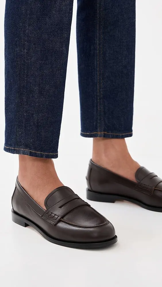 AeydĒ Oskar Leather Loafers