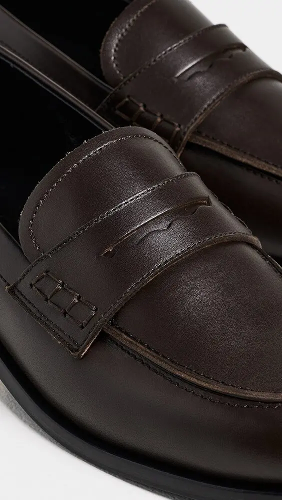 AeydĒ Oskar Leather Loafers