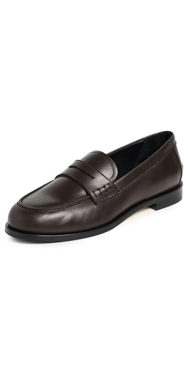AeydĒ Oskar Leather Loafers - Moka