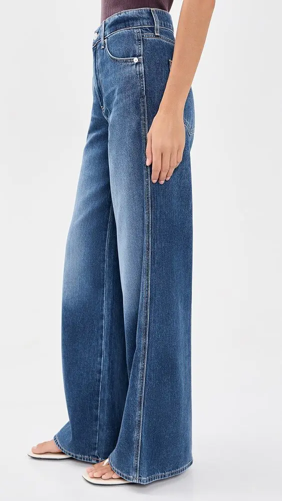 Veronica Beard Kasey Wide Leg Jeans