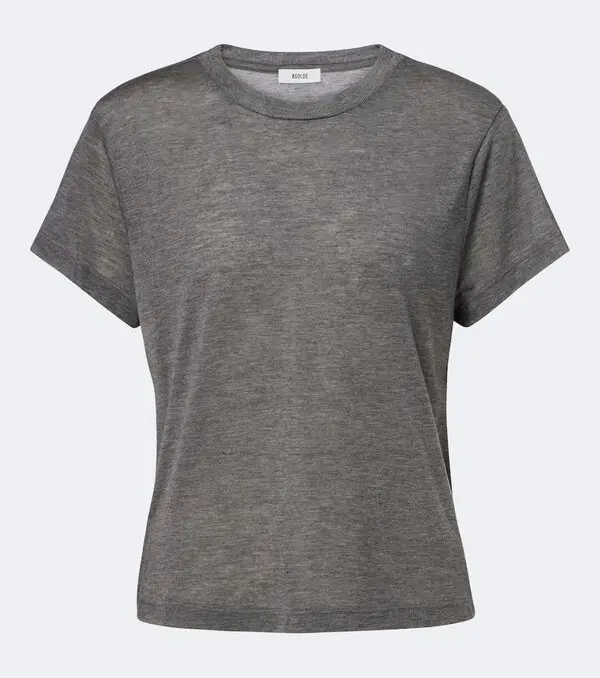 AGOLDE Adine Jersey T-shirt - Grey