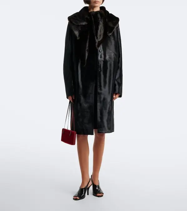 Loulou De Saison Lotta Calf-hair Coat