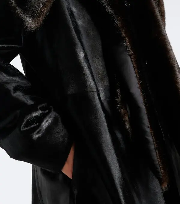Loulou De Saison Lotta Calf-hair Coat