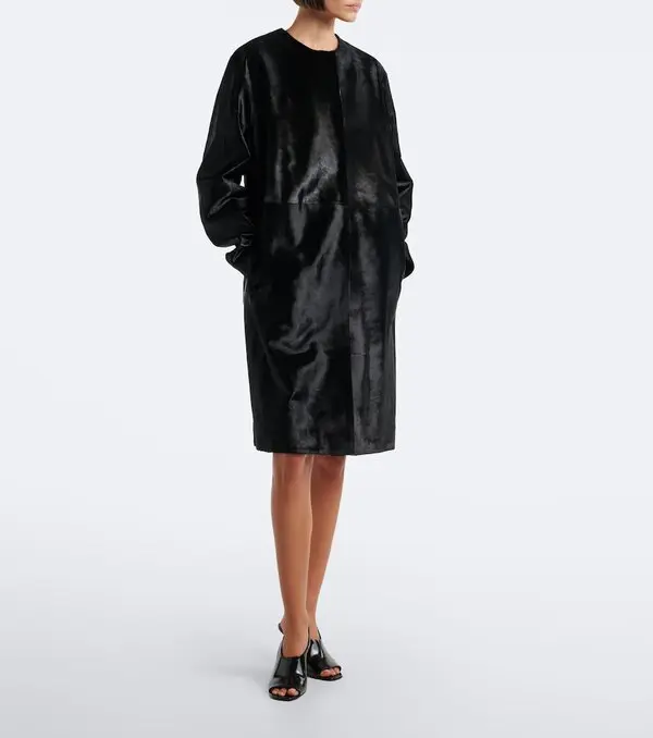 Loulou De Saison Lotta Calf-hair Coat