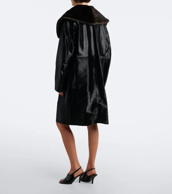 Loulou De Saison Lotta Calf-hair Coat