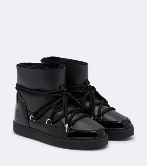 Inuikii Full Leather Gloss Snow Boots