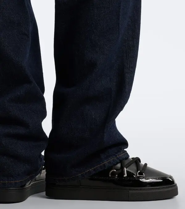 Inuikii Full Leather Gloss Snow Boots