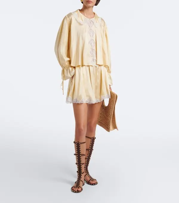 GIANVITO ROSSI Zaira Leather Gladiator Sandals