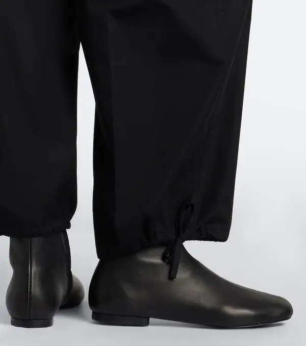 SOULIERS MARTINEZ Molli Leather Ankle Boots