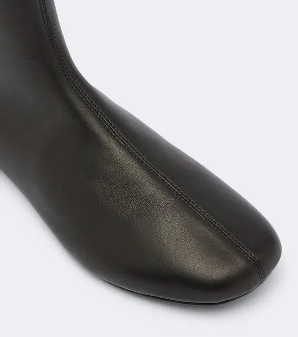 SOULIERS MARTINEZ Molli Leather Ankle Boots