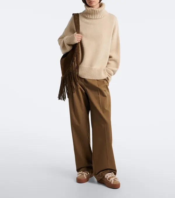 Inuikii Shearling-trimmed Suede Low-top Sneakers With Buckle Fastenings