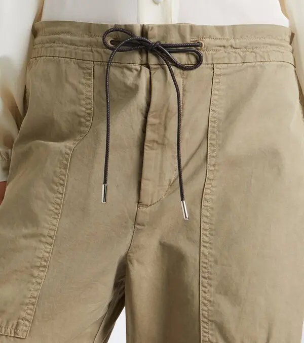 FRAME Gallery Cotton Wide-leg Pants