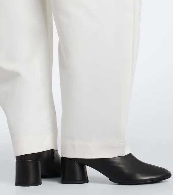 SOULIERS MARTINEZ Flavia Leather Ankle Boots