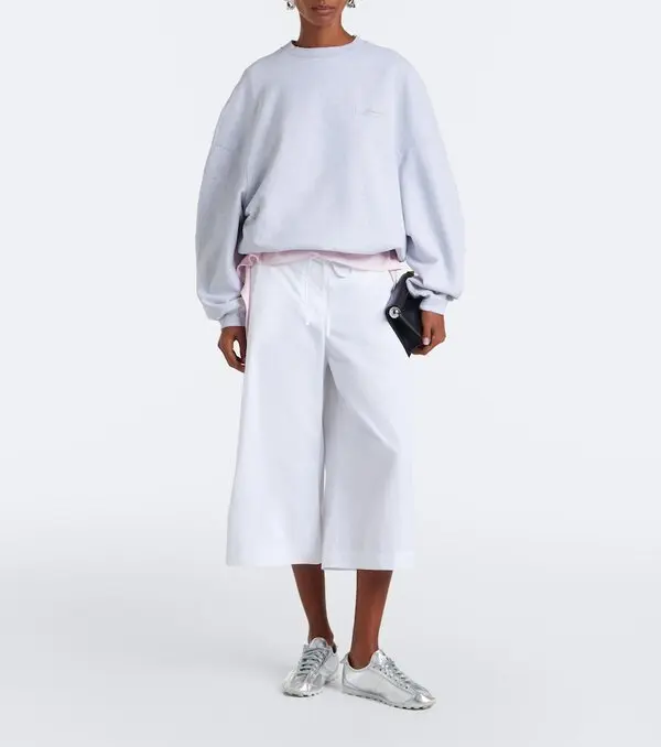Jacquemus Metallic Leather Lace-up Sneakers