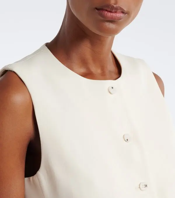 Loulou De Saison Jane Vest - White