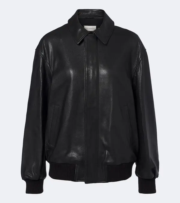 Nour Hammour Toyen Leather Blouson Jacket