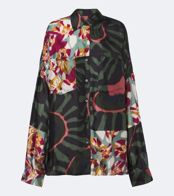 Dries Van Noten Printed Twill Shirt