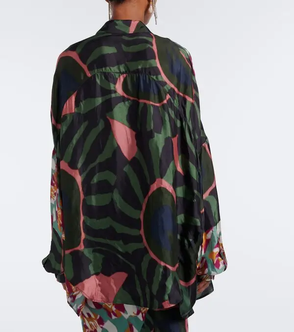 Dries Van Noten Printed Twill Shirt - Multicoloured