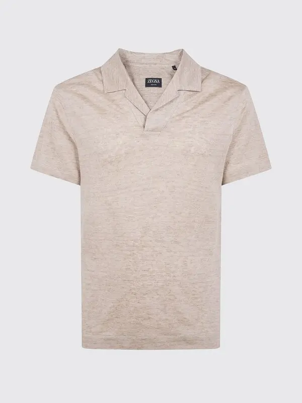 Zegna Polo Shirt Nude