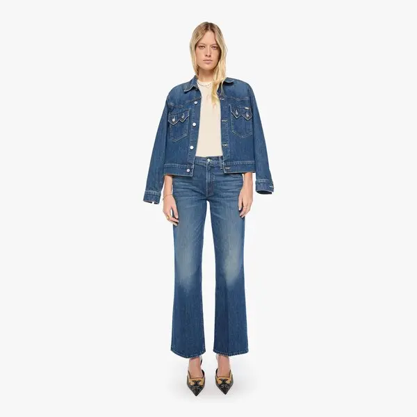 MOTHER The Bookie Sneak Buckaroo Jeans