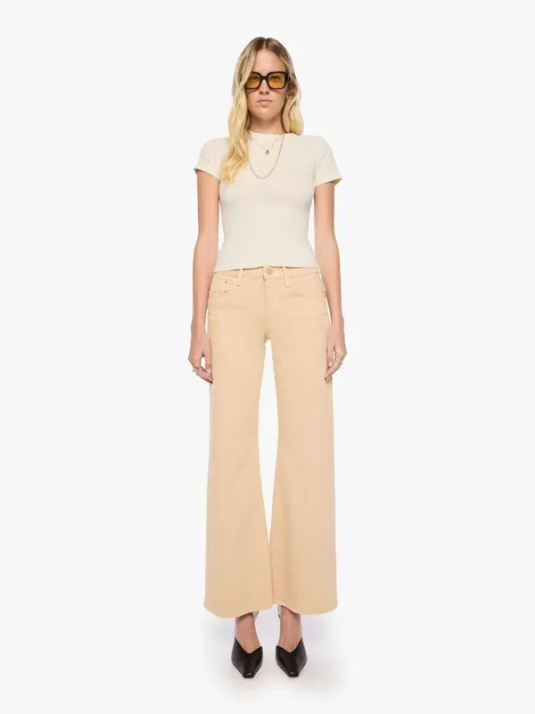 MOTHER Mid Rise Sidestepper Twist Sneak Jeans - Multi