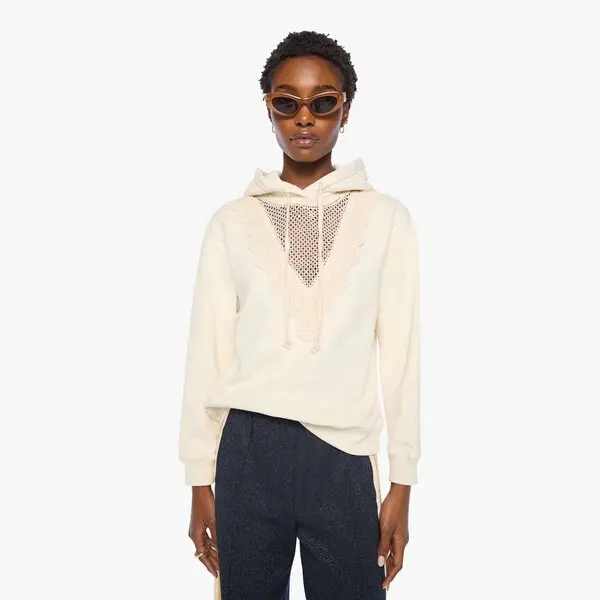 MOTHER The Accent Square Hoodie Antique