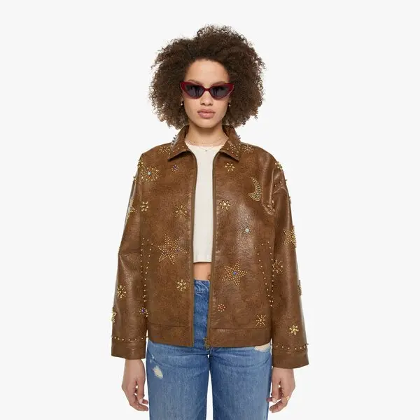 MOTHER The Zip It Brown And Jacket