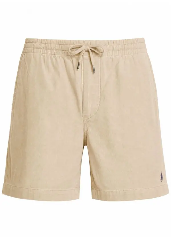 Polo Ralph Lauren Embroidered Corduroy Shorts - Khaki