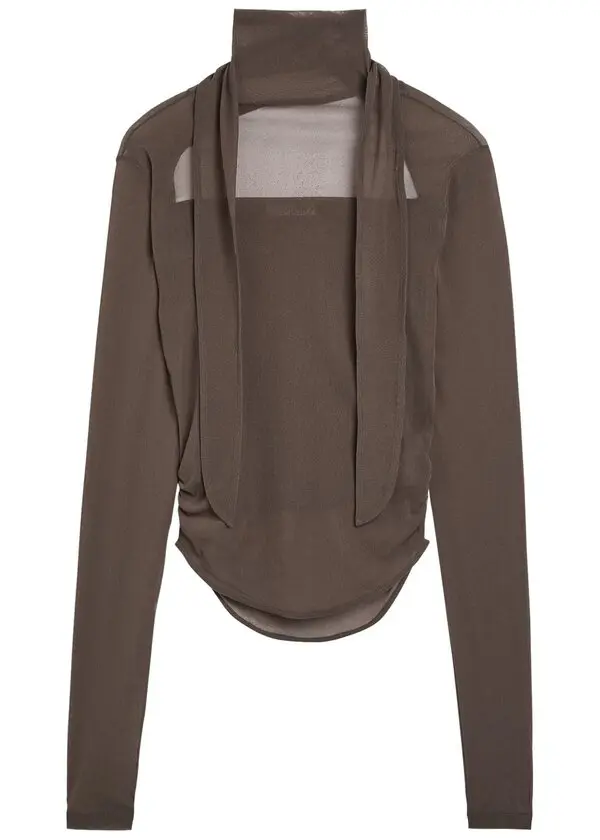 LEMAIRE Ballerina Scarf Mesh Top
