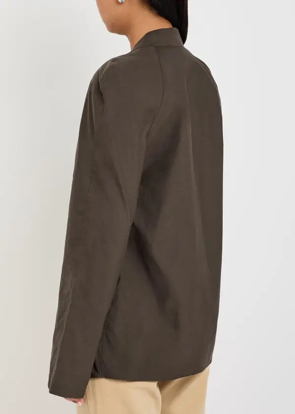 LEMAIRE Ascot Cotton And Silk-blend Blouse