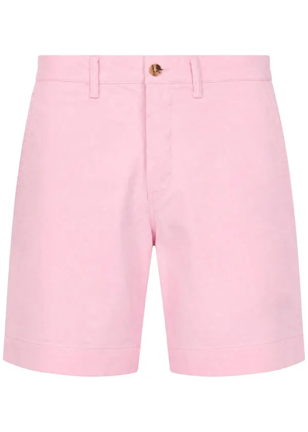 Polo Ralph Lauren Logo Embroidered Stretch-cotton Shorts