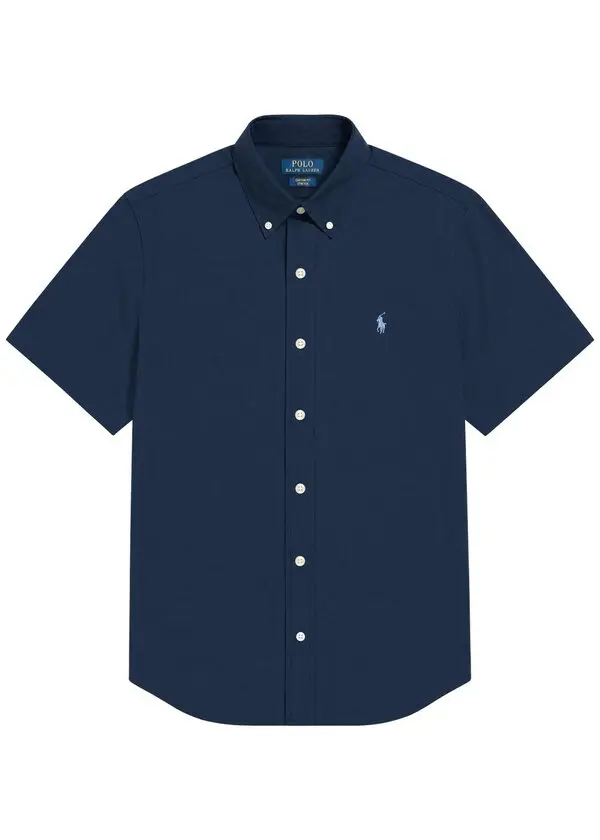 Polo Ralph Lauren Logo-embroidered Stretch-cotton Shirt