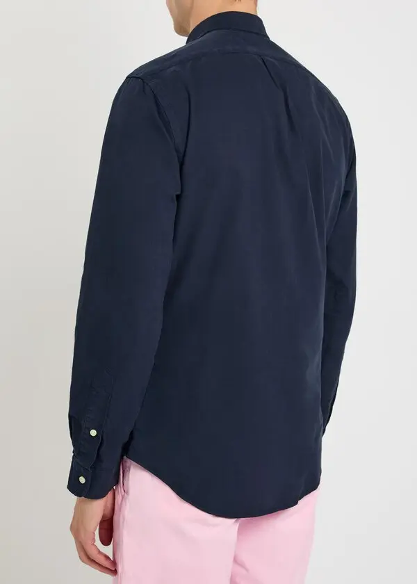 Polo Ralph Lauren Logo-embroidered Cotton Shirt - Navy