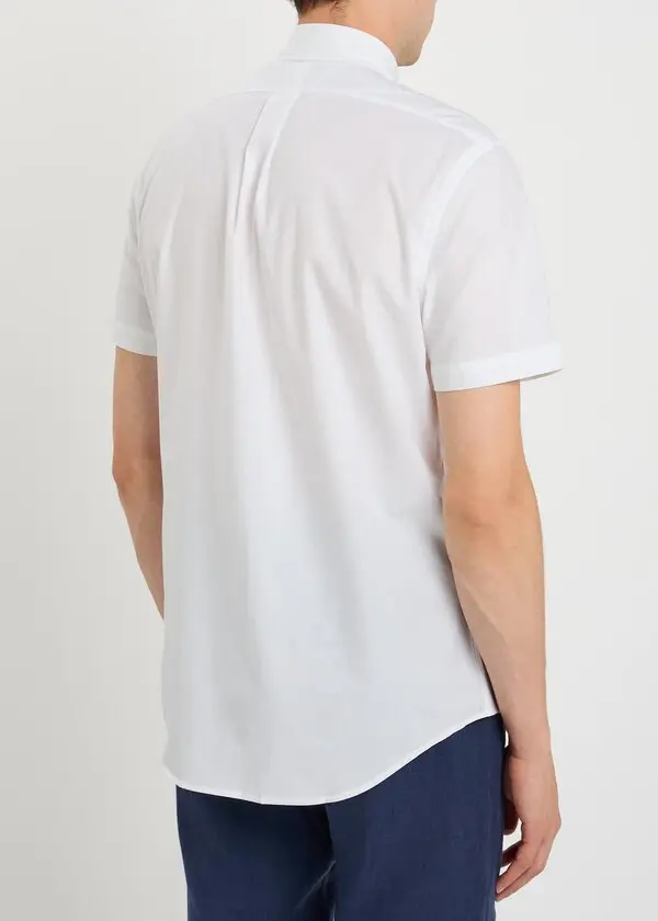 Polo Ralph Lauren Logo-embroidered Stretch-cotton Shirt