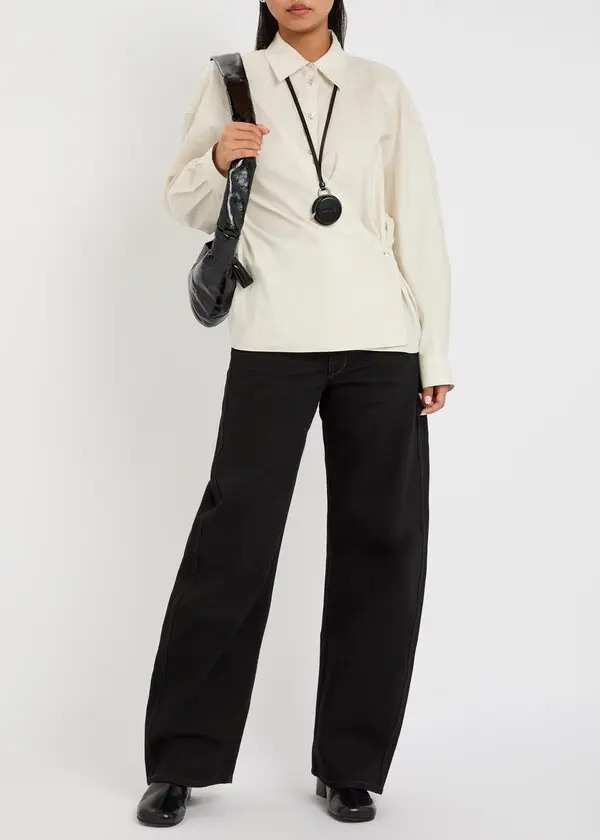 LEMAIRE Twisted Cotton And Silk-blend Shirt