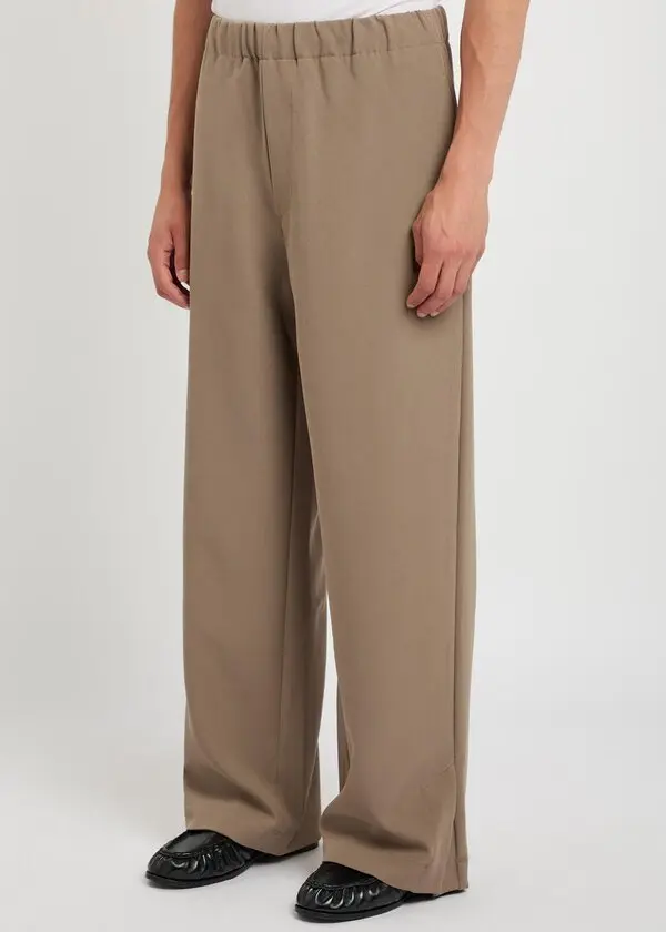 Amiri Straight-leg Stretch-crepe Track Pants