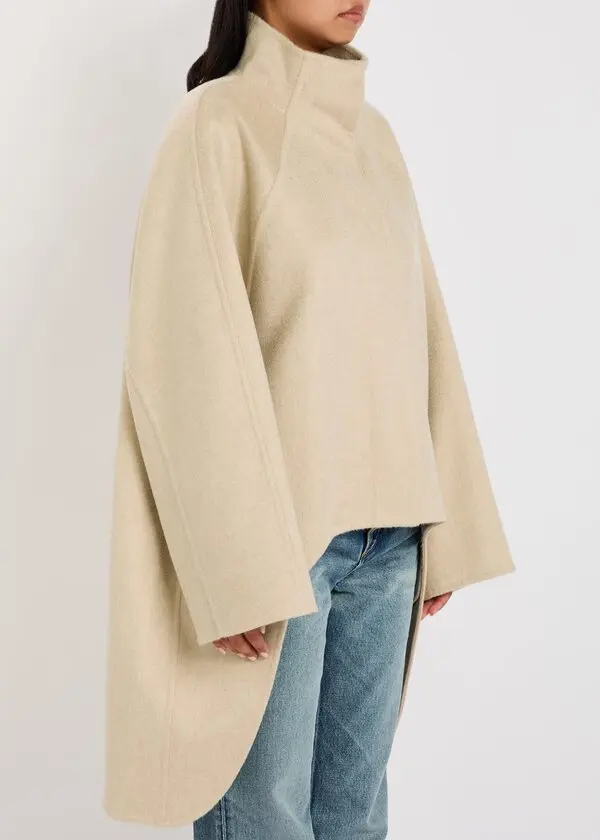 Alaïa Asymmetric Cashmere Coat