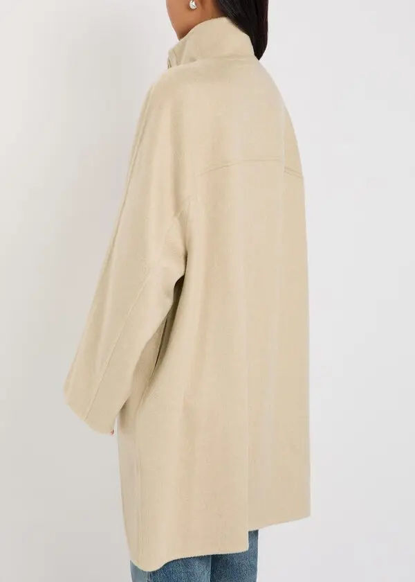 Alaïa Asymmetric Cashmere Coat