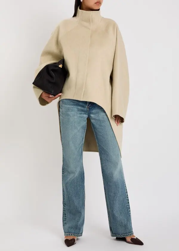 Alaïa Asymmetric Cashmere Coat