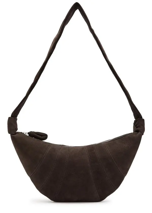 LEMAIRE Croissant Medium Nubuck Shoulder Bag