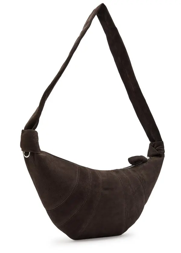 LEMAIRE Croissant Medium Nubuck Shoulder Bag