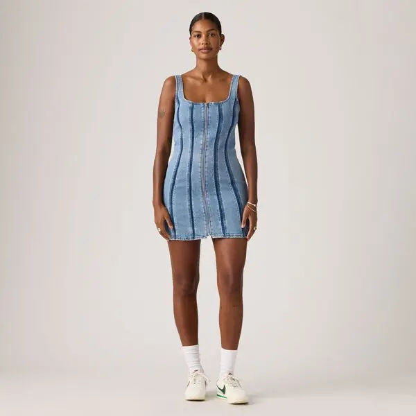 LEVI'S Seamed Zip Dress