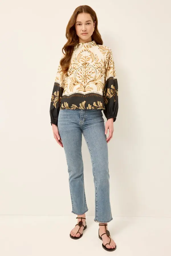 MARIE OLIVER Scottie Blouse